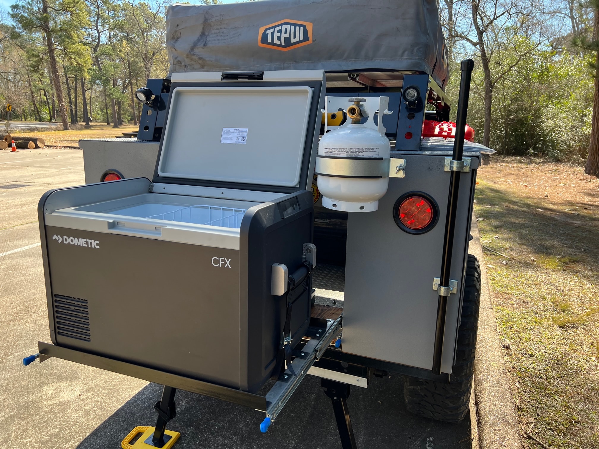 Knapheide Service Body Turned Ultimate Overlanding Trailer