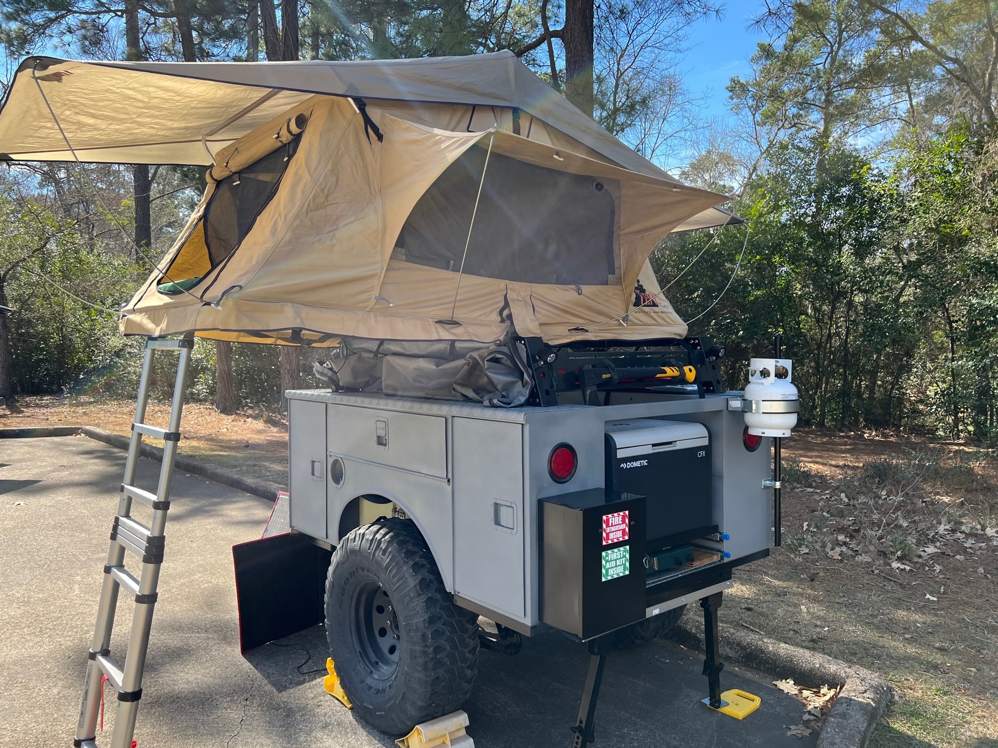 Knapheide Service Body Turned Ultimate Overlanding Trailer