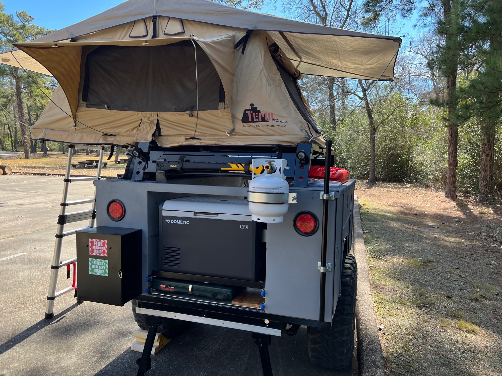 Knapheide Service Body Turned Ultimate Overlanding Trailer