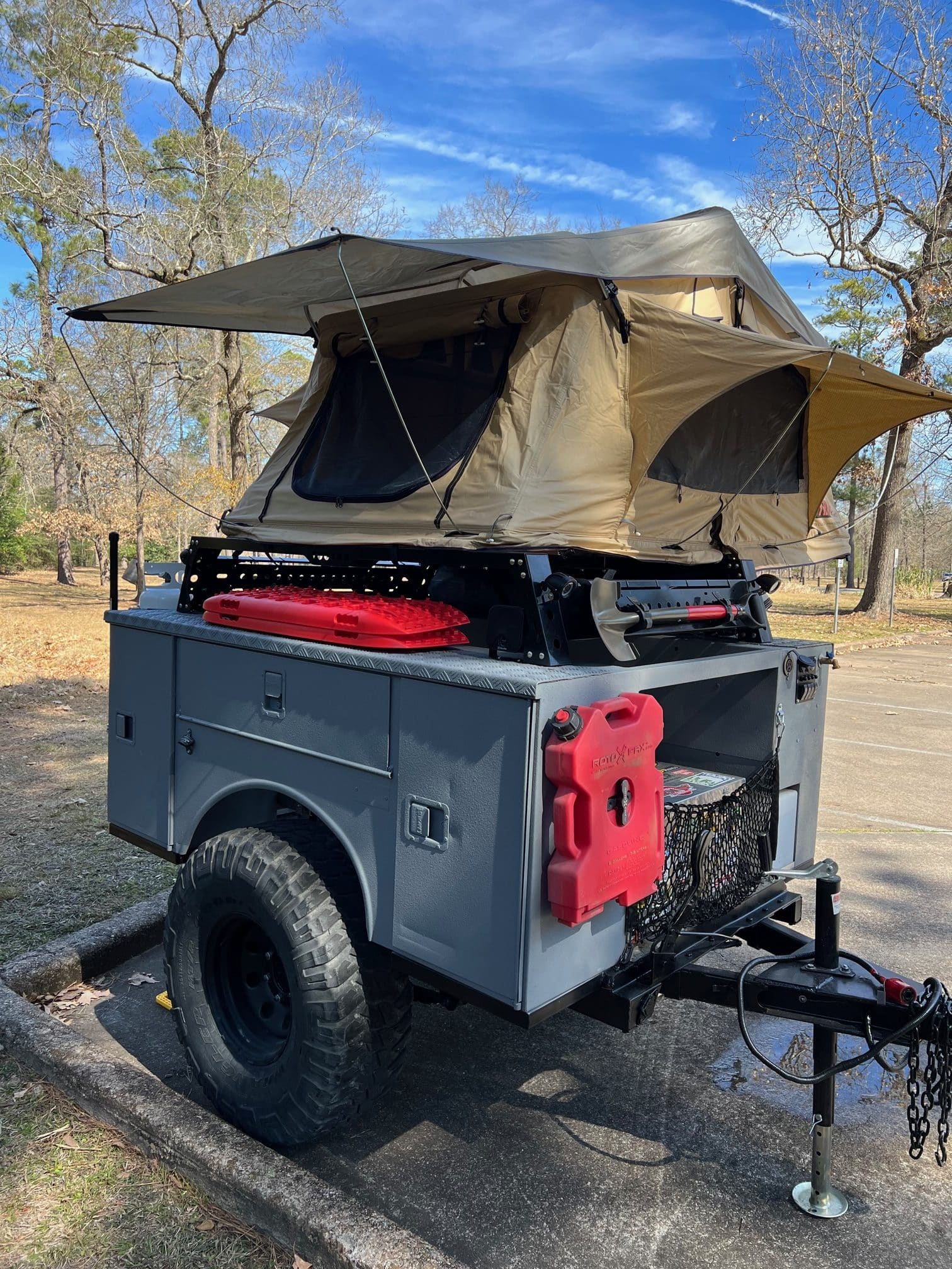 Knapheide Service Body Turned Ultimate Overlanding Trailer